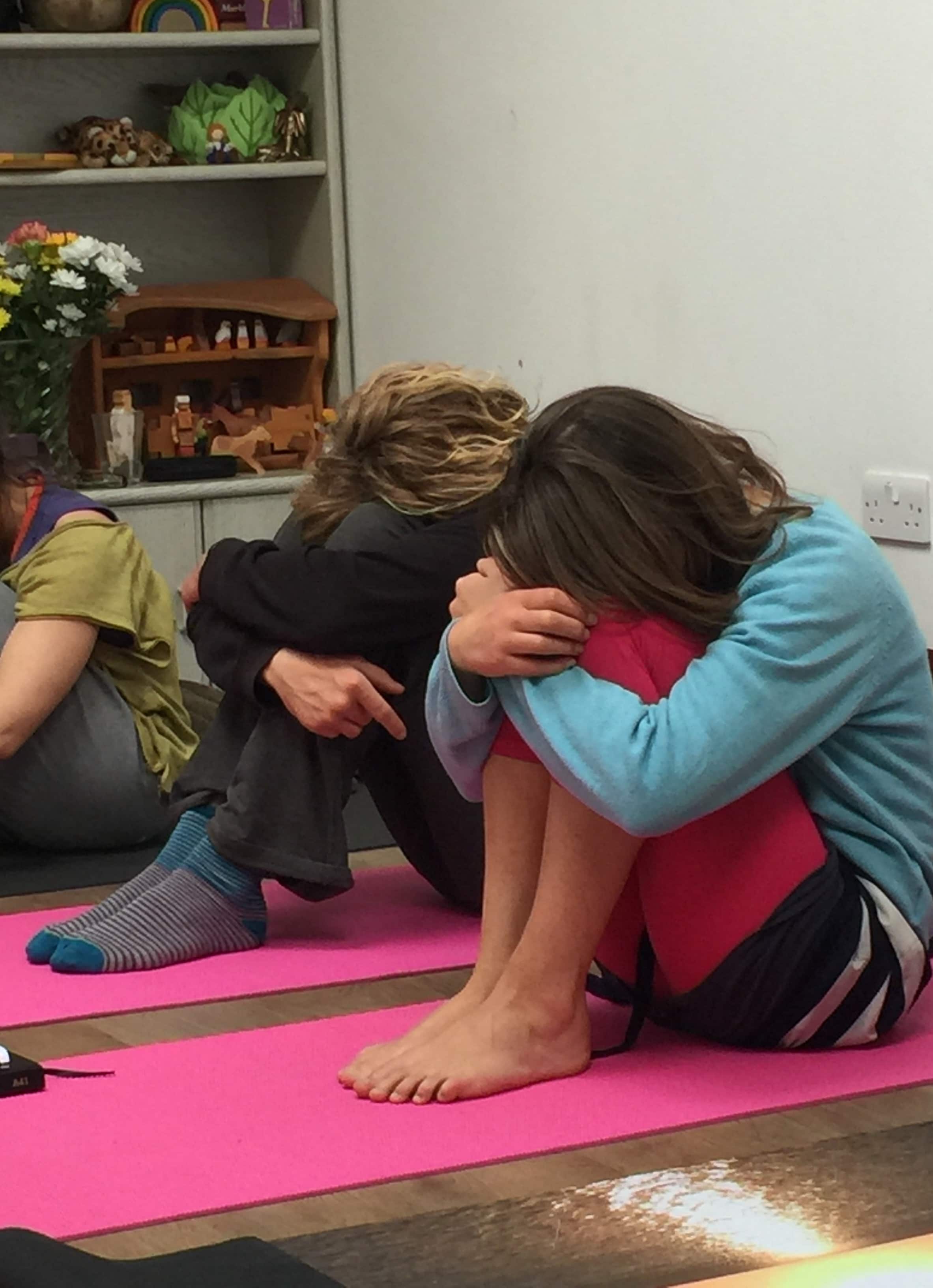 Knees to Chest Pose - the best Yoga pose for autism. - Reflex Yoga ...