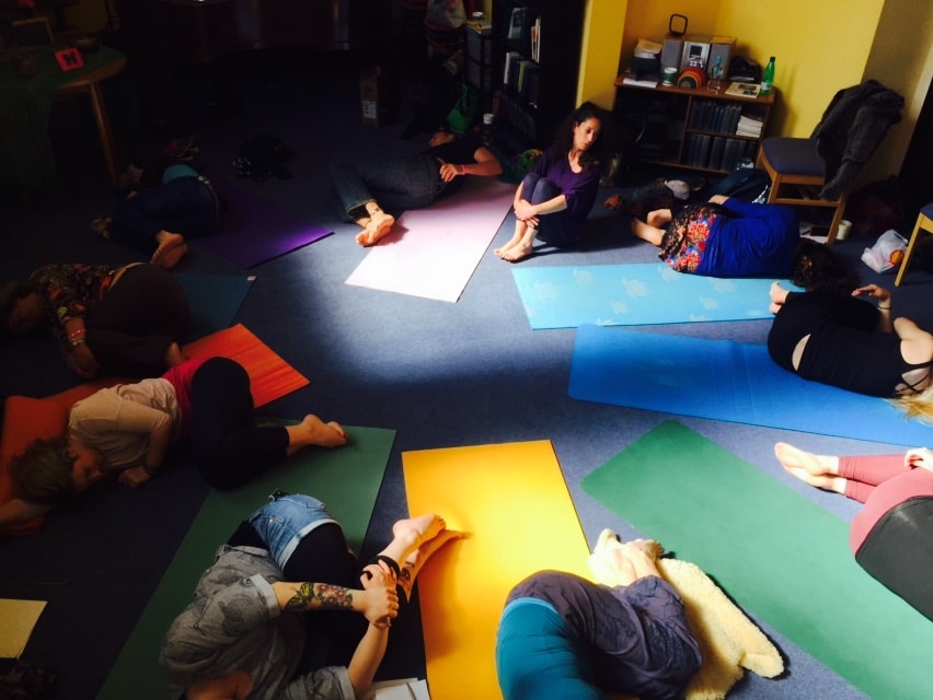 Knees to Chest Pose - the best Yoga pose for autism. - Reflex Yoga ...